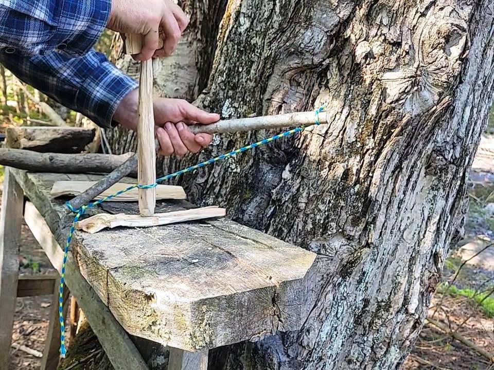 How to Start a Fire with a Bow Drill - Power Puff Protection