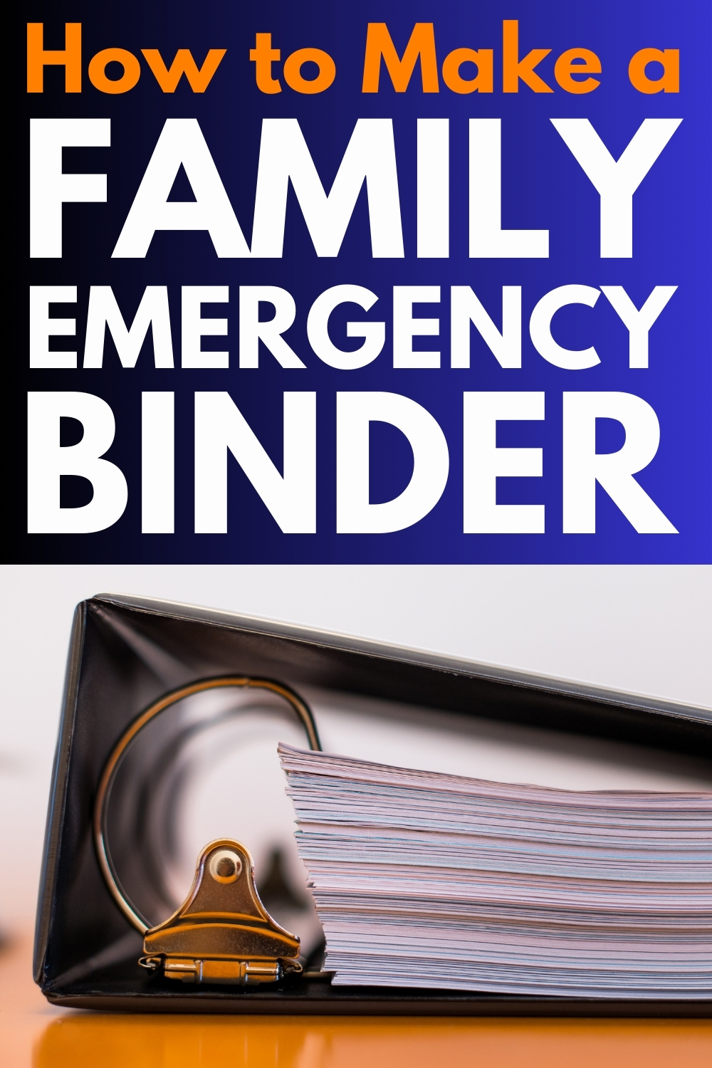 How to Create a Family Emergency Binder - Power Puff Protection