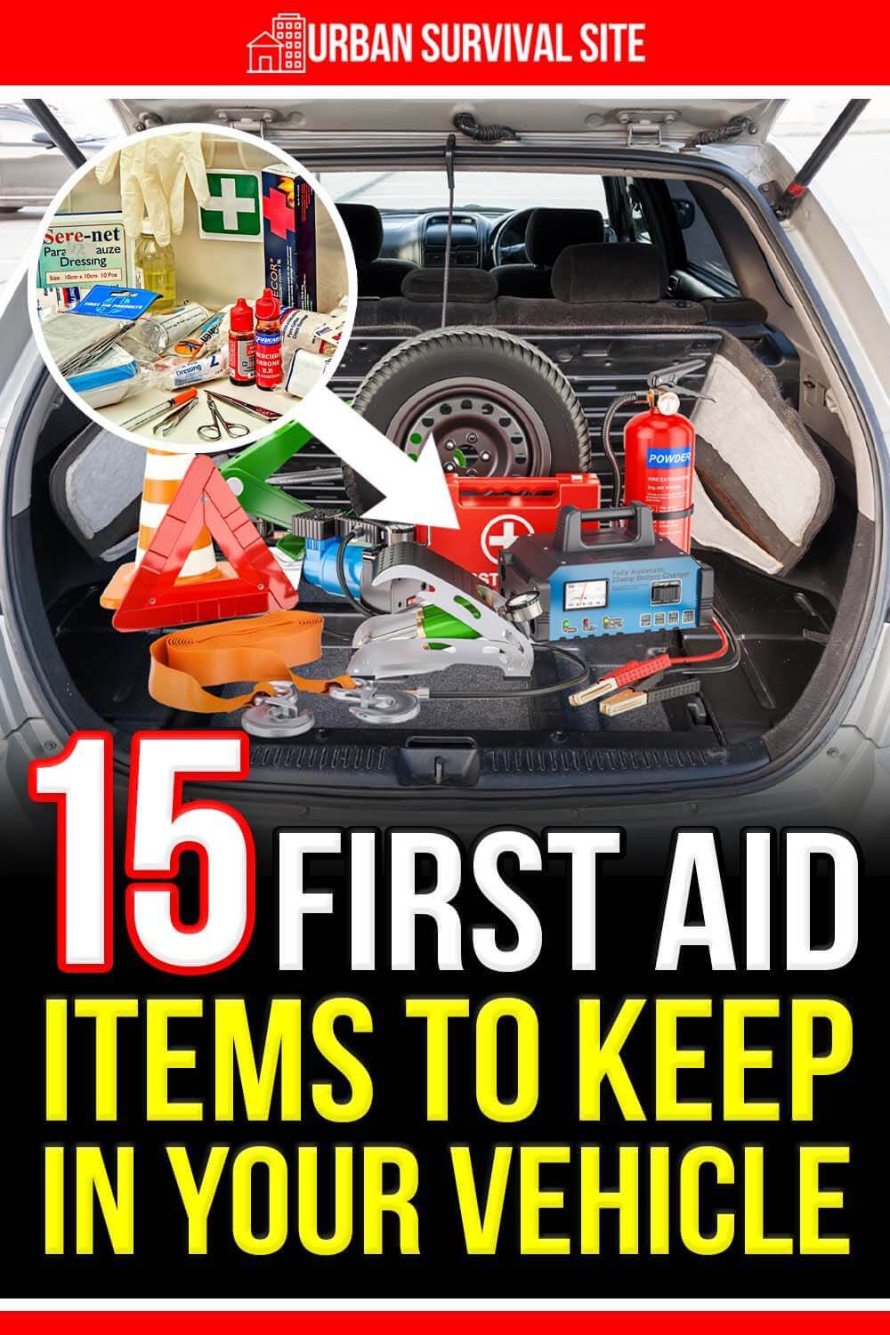 15 First Aid Items to Keep In Your Vehicle | Urban Survival Site