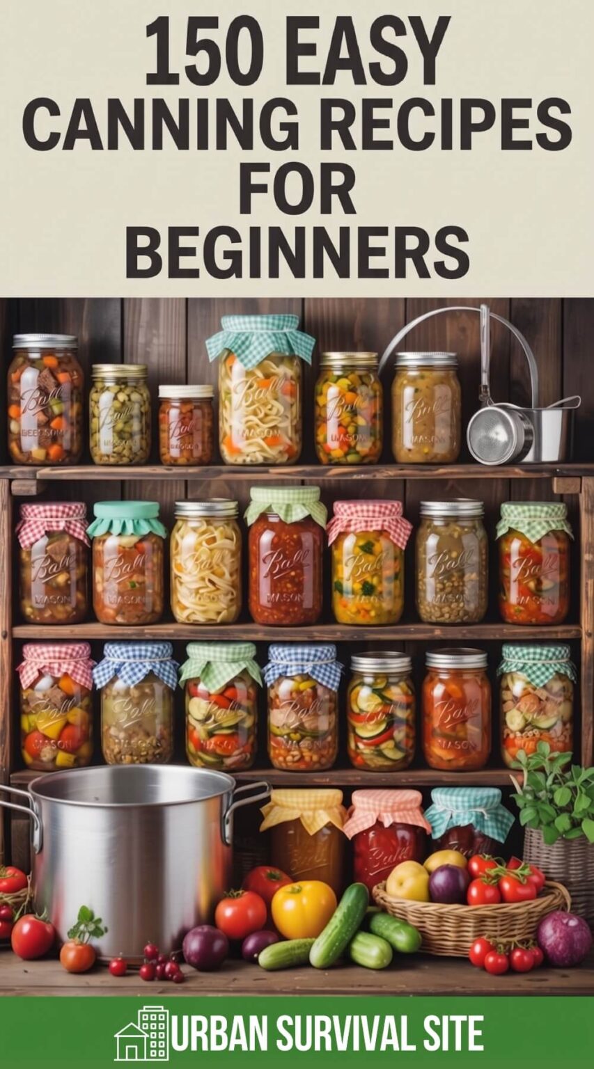 150 Easy Canning Recipes for Beginners