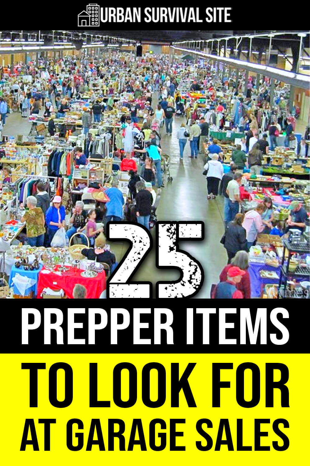 25 Prepper Items To Look For At Garage Sales