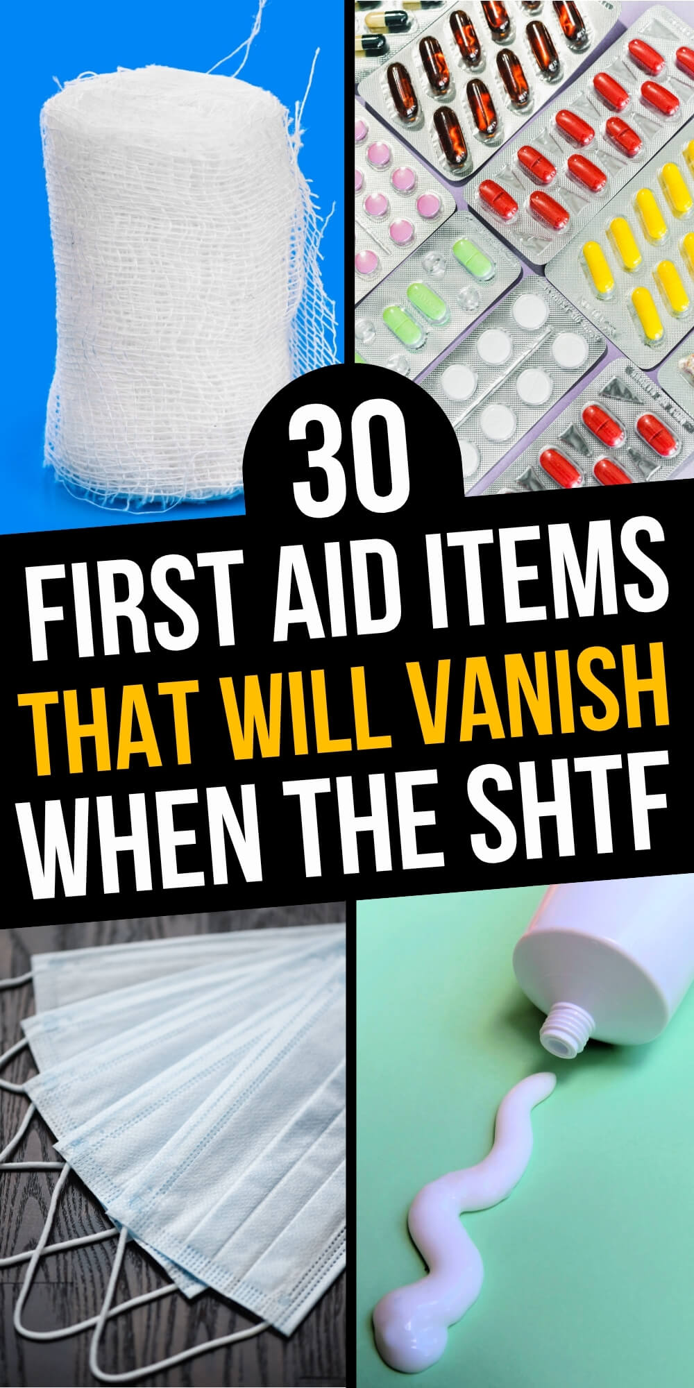 30 First Aid Items That Will Vanish When The SHTF