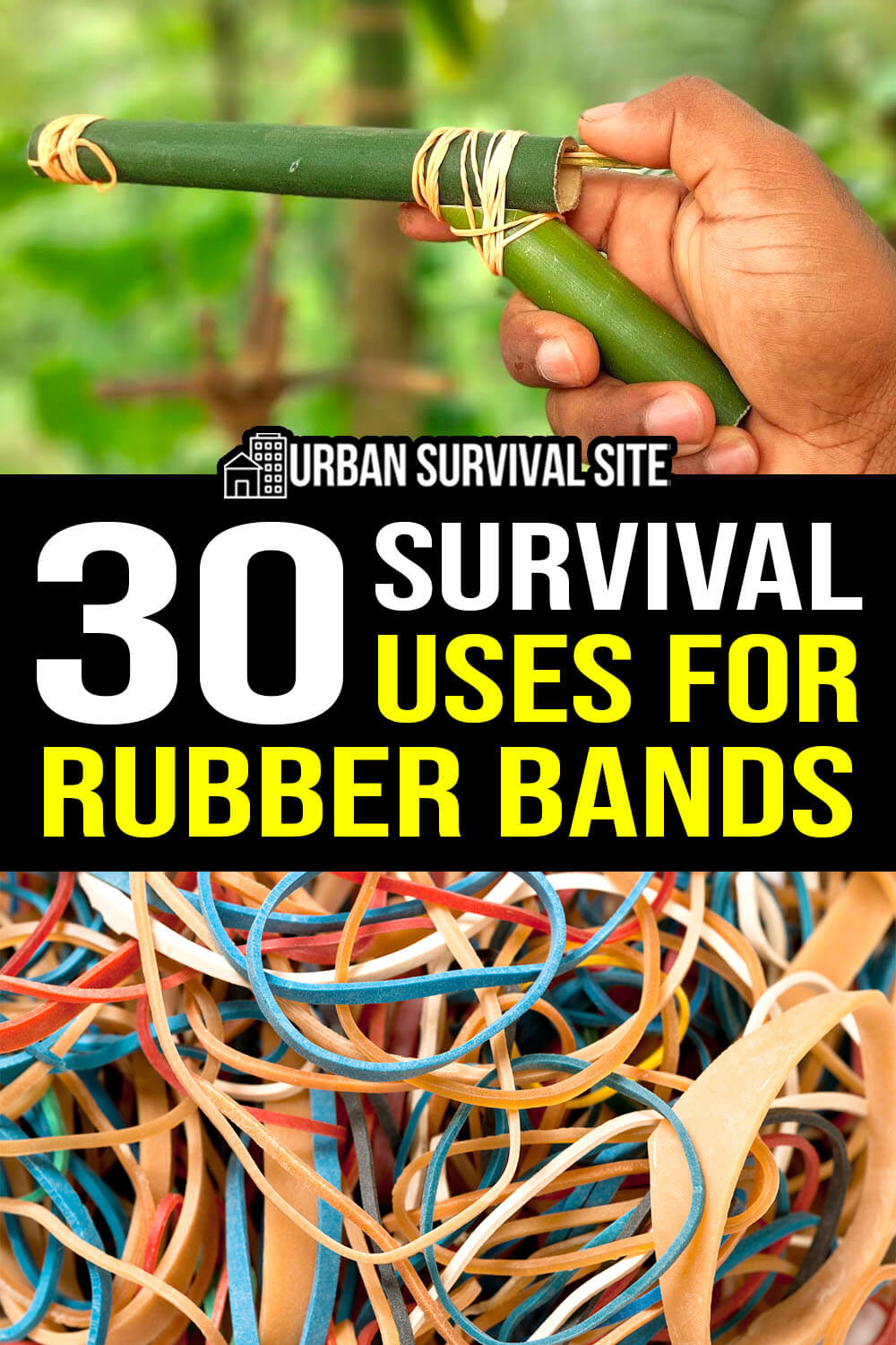 30 Survival Uses for Rubber Bands