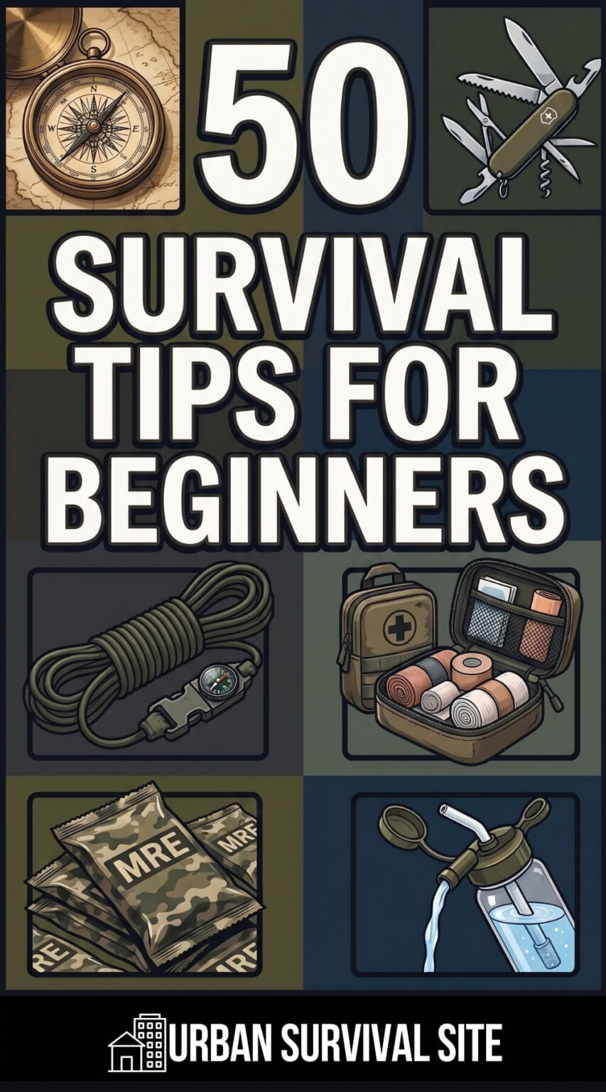 50 Survival Tips for Beginners