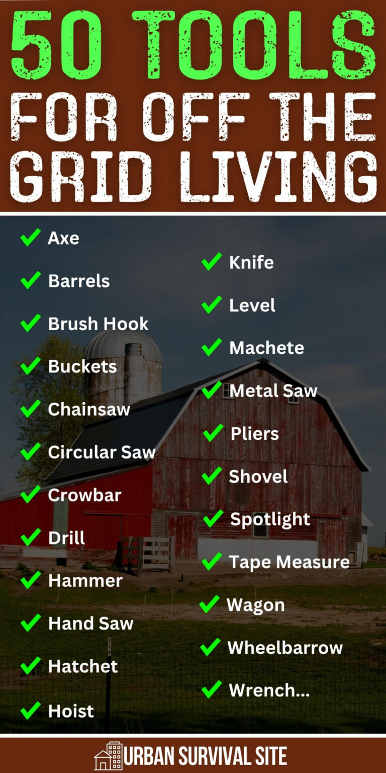 Daily Survival: 50 Tools for Off Grid Living