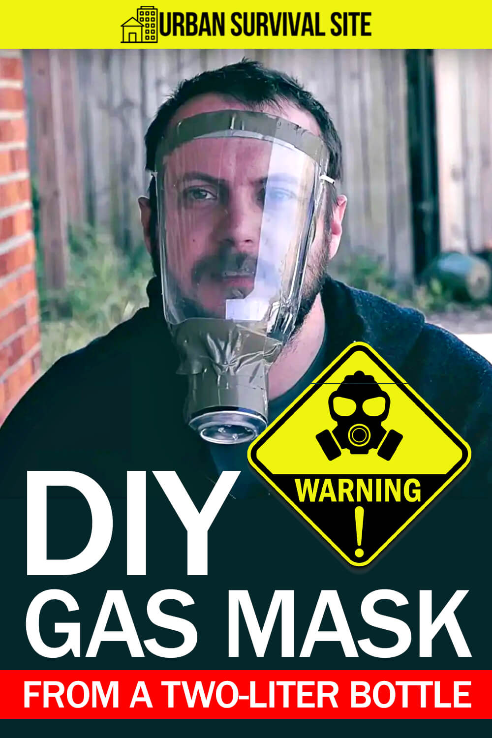DIY Gas Mask From A 2-Liter Bottle