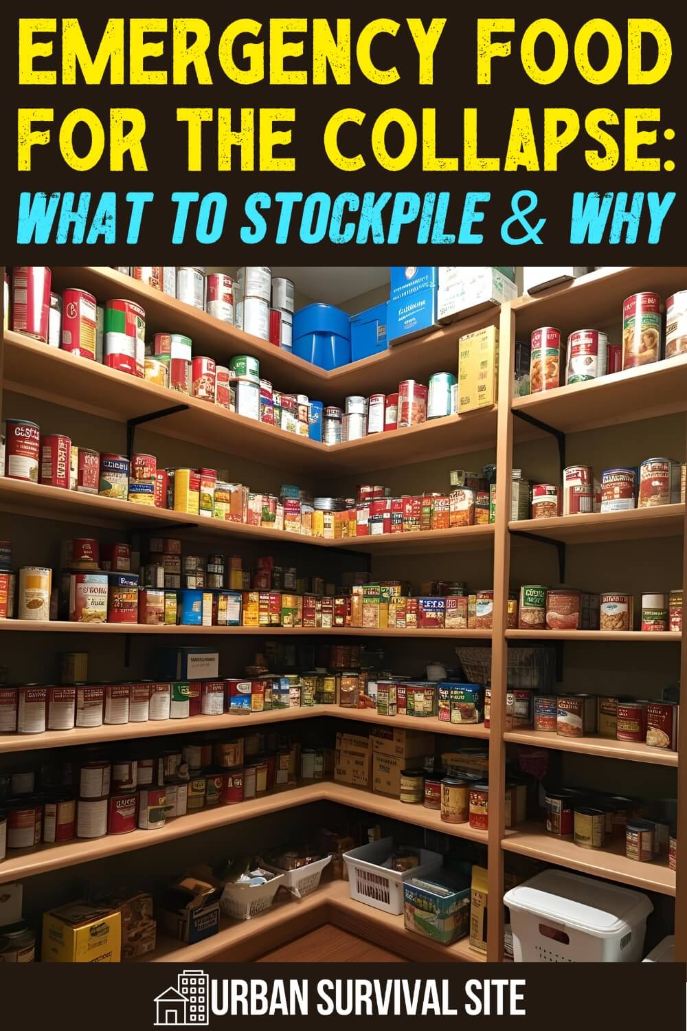 Emergency Food for the Collapse: What to Stockpile and Why