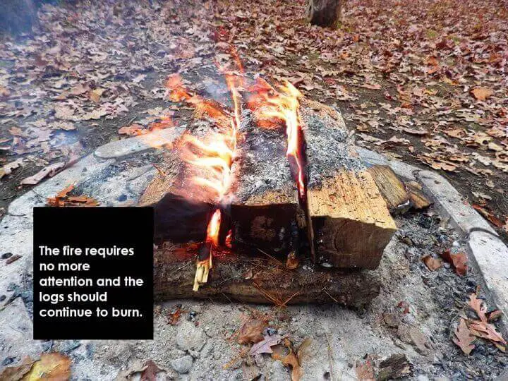 How to Build a Self-Feeding Fire that Lasts All Night