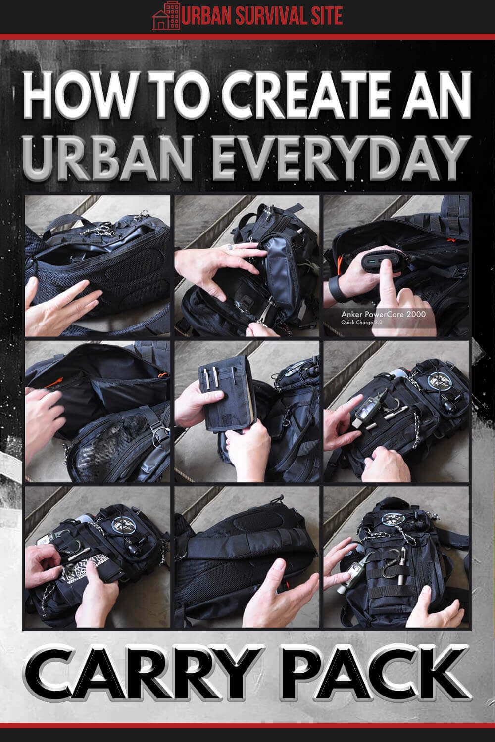 How To Create An Urban Everyday Carry Pack | Urban Survival Site