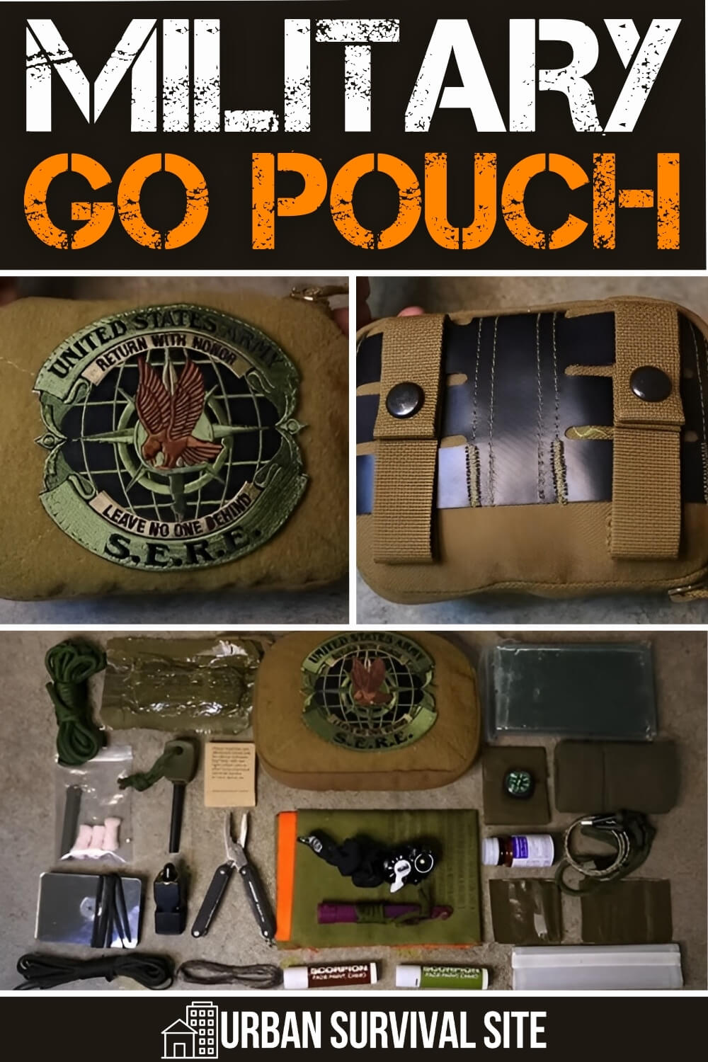 Military Go Pouch - Your Last Ditch Survival Kit