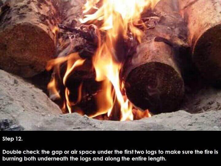 How to Build a Self-Feeding Fire that Lasts All Night