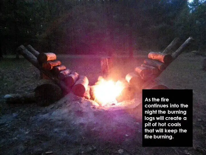 How to Build a Self-Feeding Fire that Lasts All Night