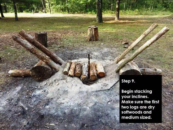 How to Build a Self-Feeding Fire that Lasts All Night