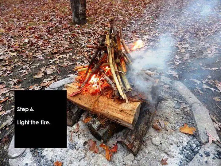 How to Build a Self-Feeding Fire that Lasts All Night