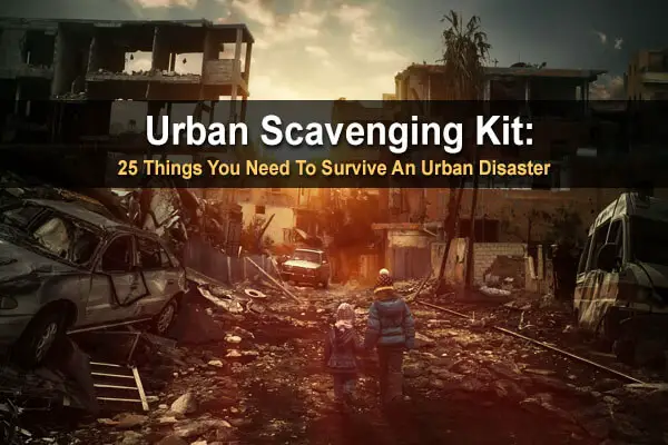 Urban Scavenging Kit: 25 Items You Need To Survive An Urban Disaster